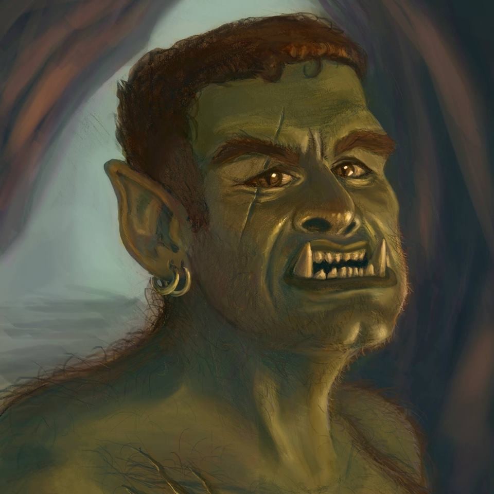 ArtStation - Orcish Self Portrait