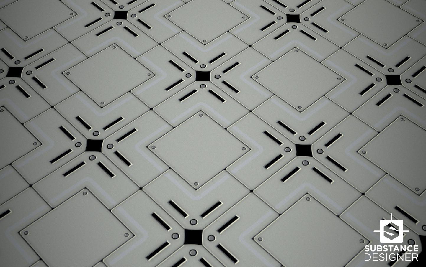 ArtStation - Sci-fi Panels - Substance Designer