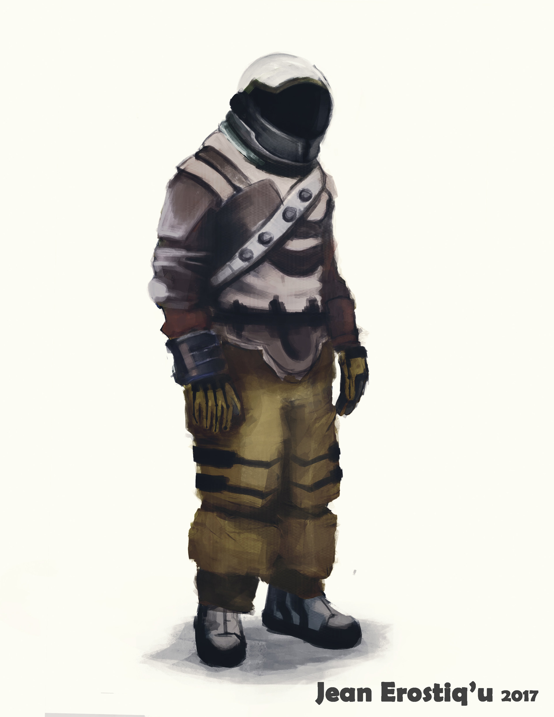 ArtStation - EVA Suit Surface Concept