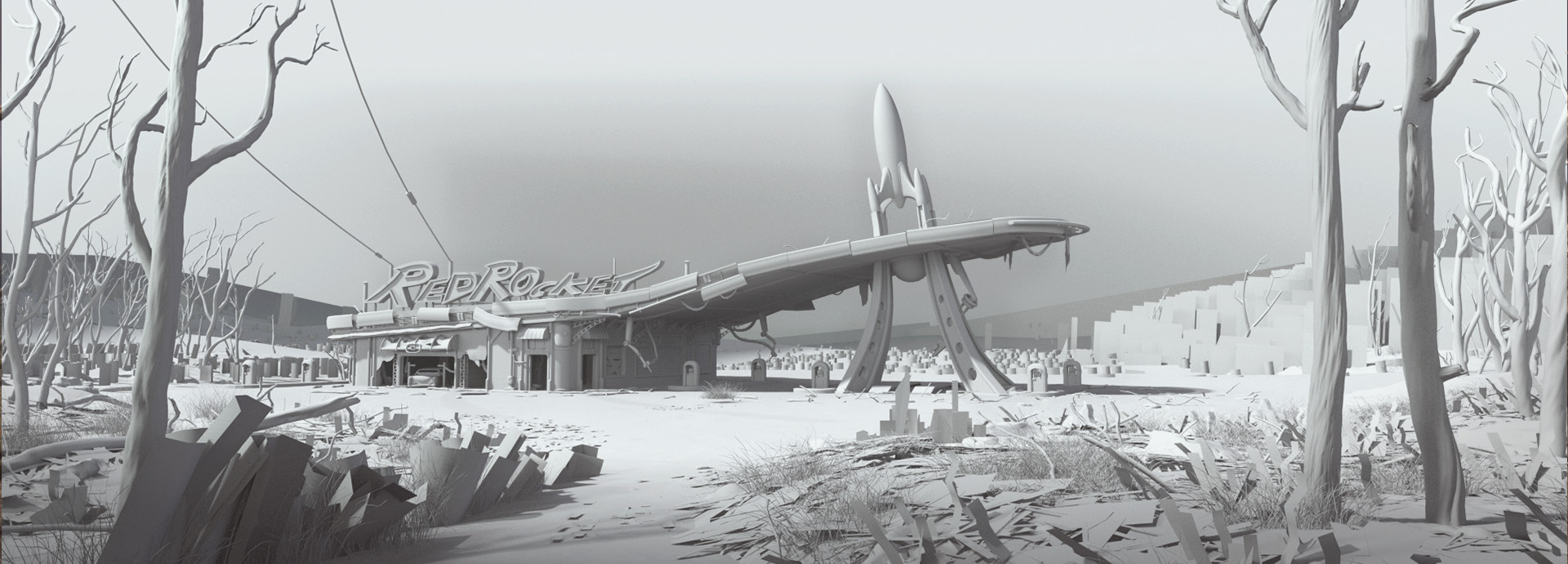 fallout concept art environment