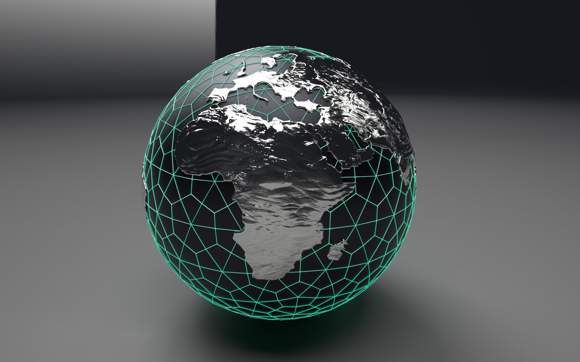 ArtStation - World crystalline grid