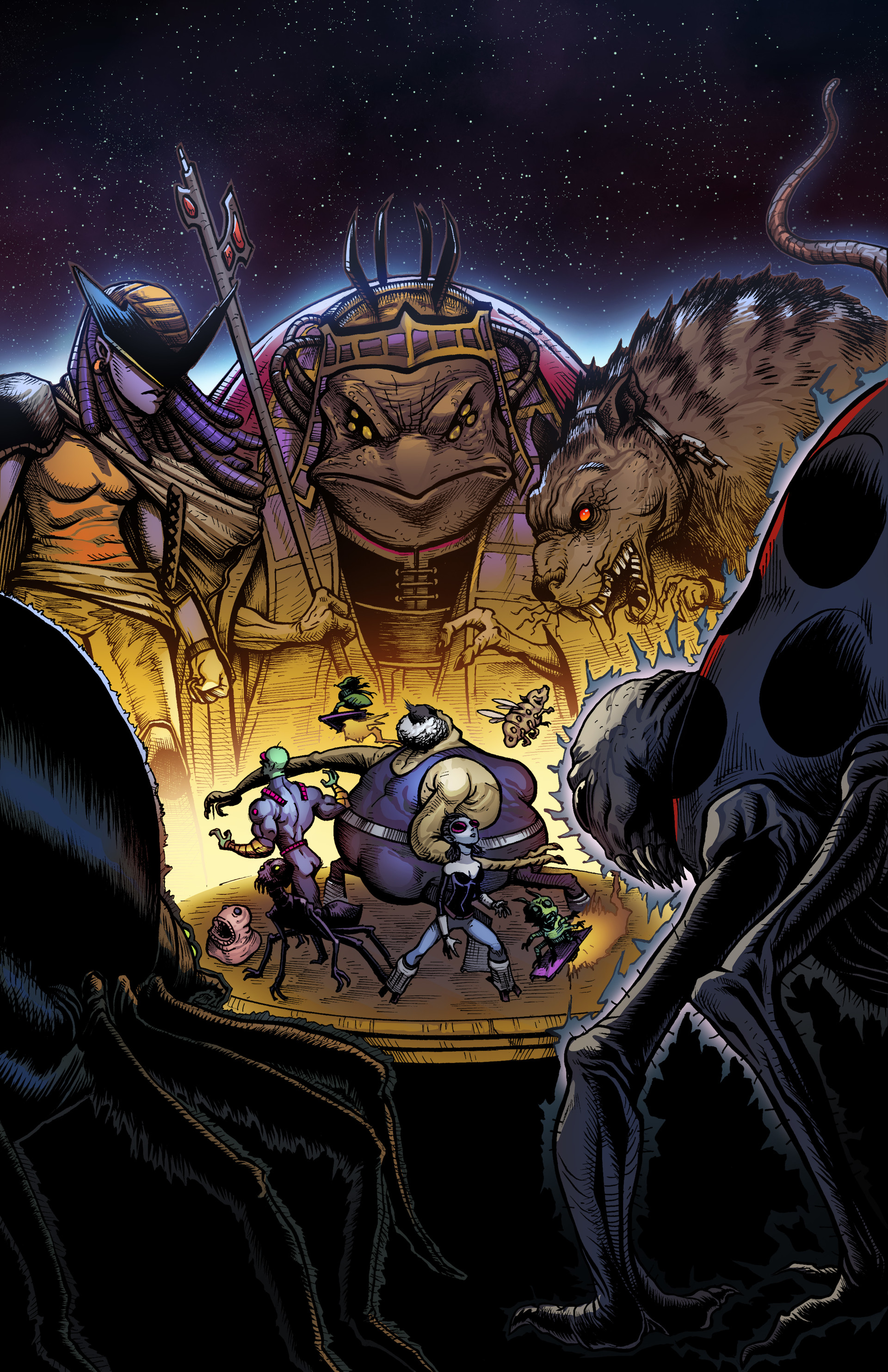 Paris Alleyne - 2017 Comic Cover Colours