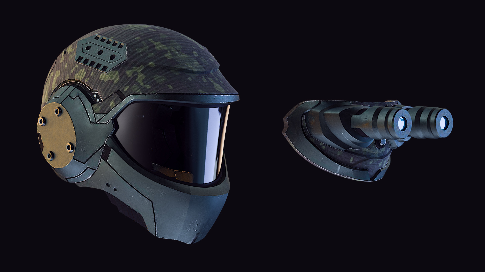 Rustam Arazov - Futuristic Soldier detail view