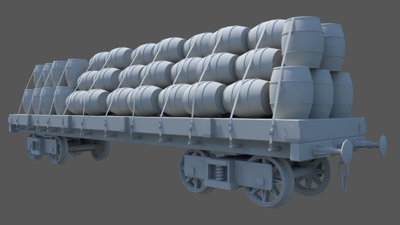 ArtStation - Train Cargo Cart