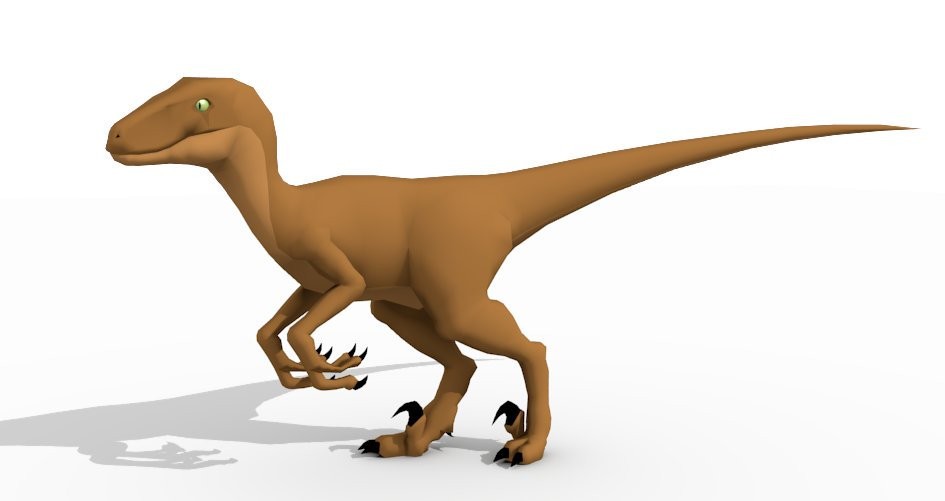 ArtStation - Jurassic Park Velociraptor