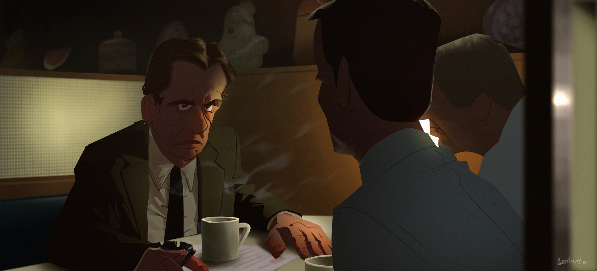 ArtStation - Cartoon Study No.1 - Mindhunter