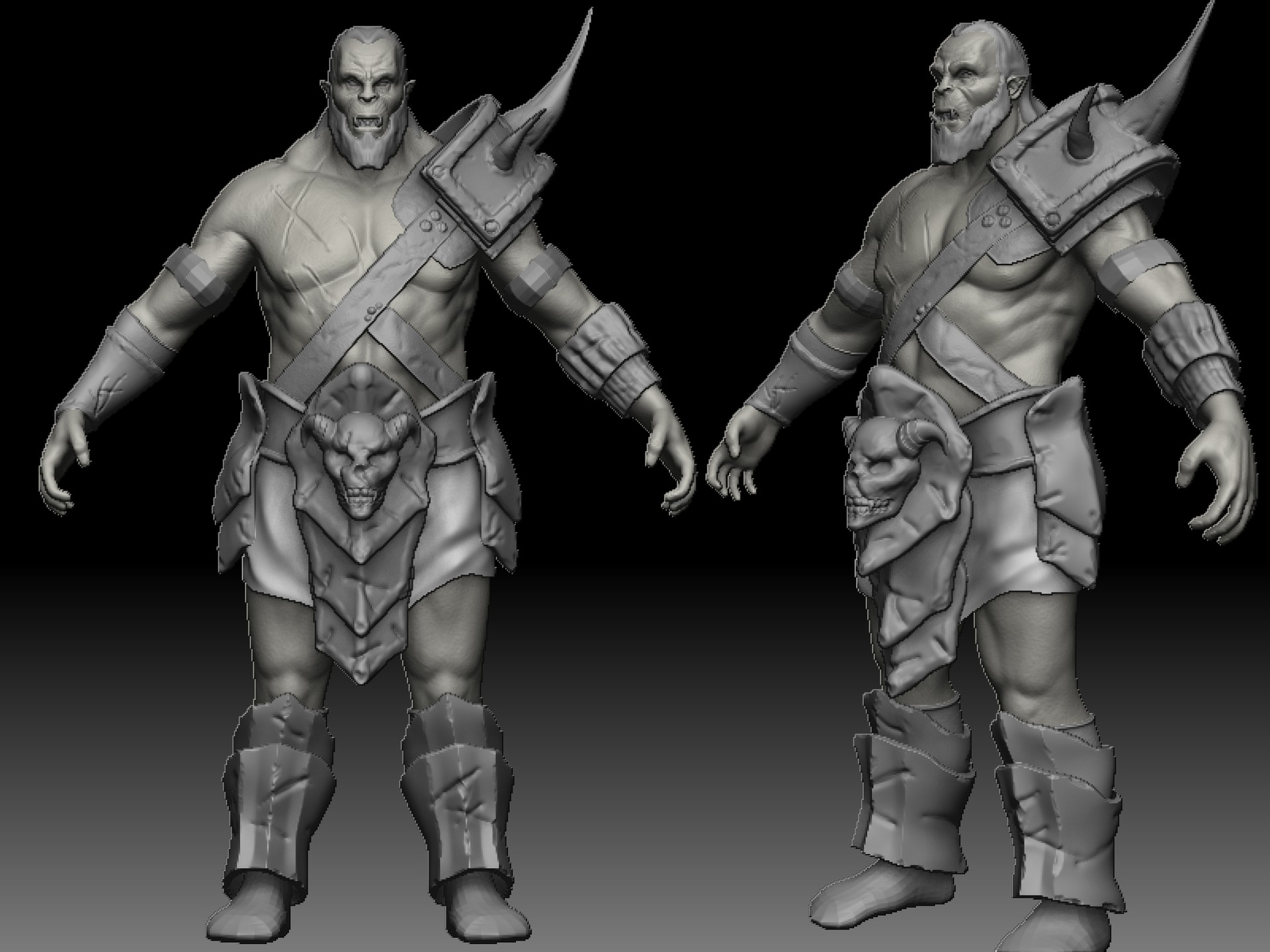 ArtStation - orc warrior