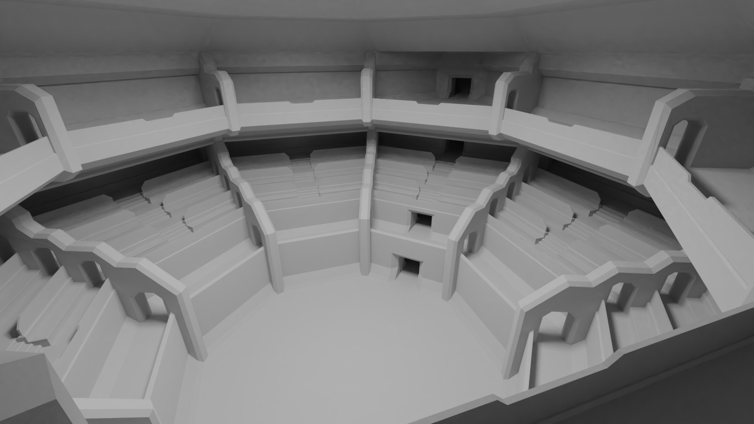 ArtStation - Sci-fi coliseum