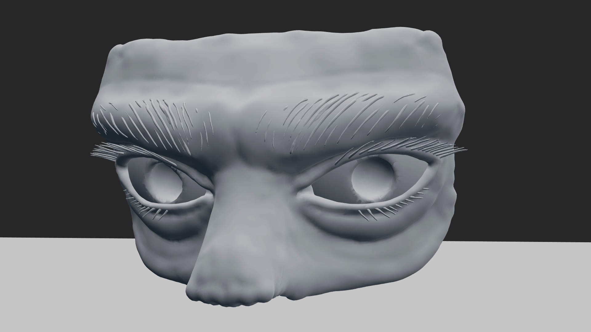 Sebastian Sanabria - SculptJanuary18 Day 8 - Eyes