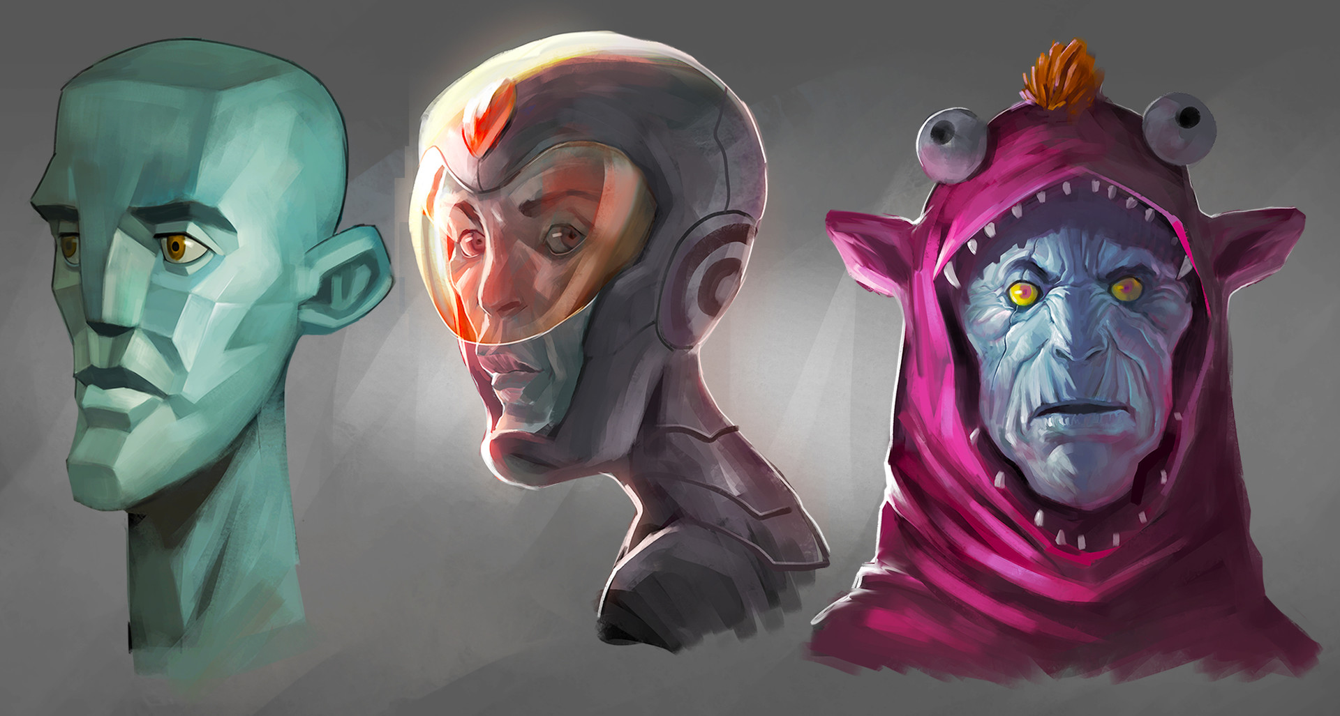 ArtStation - Character design exercises