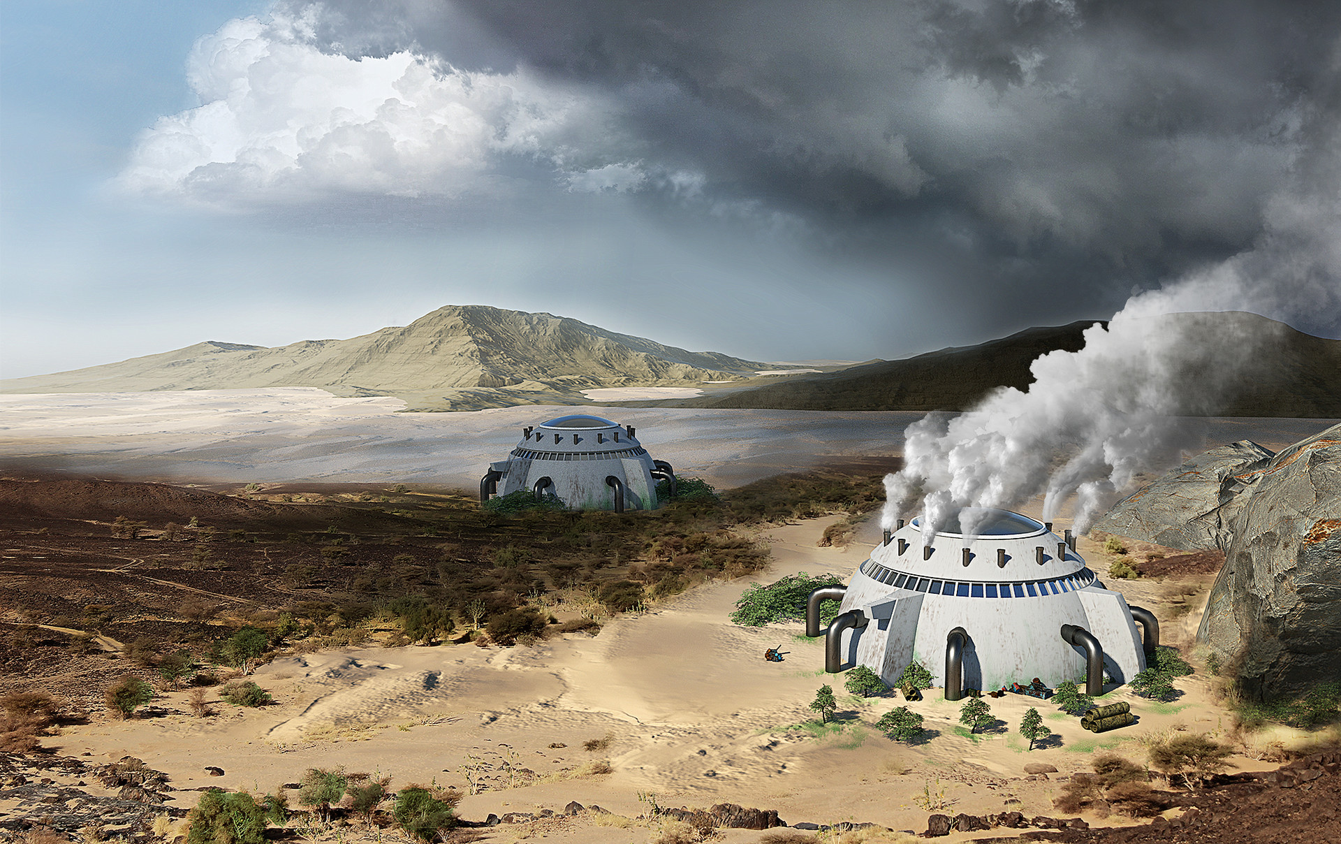 ArtStation - Vaporous dome