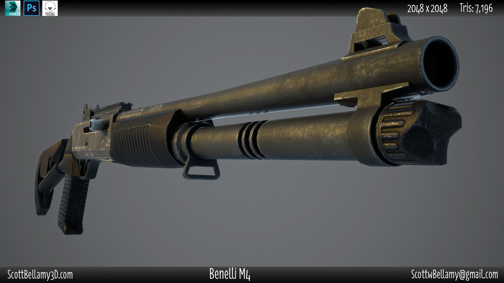 ArtStation - Bennelli M4