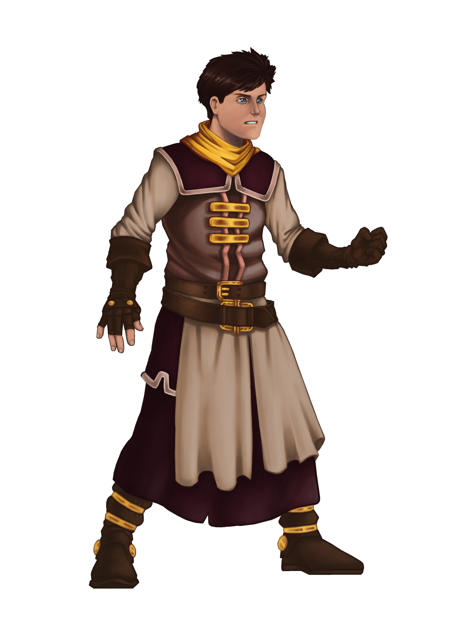 ArtStation - The main character for the mobile runner game.