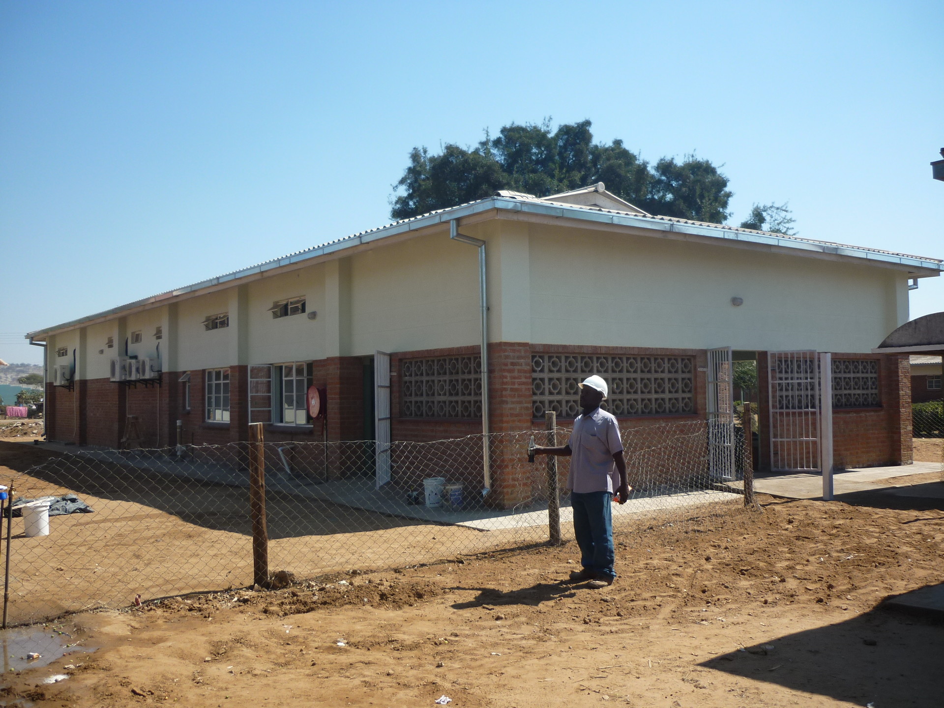 Matt Grimaldi - Zimbabwe, Birchenough Bridge new medical building.