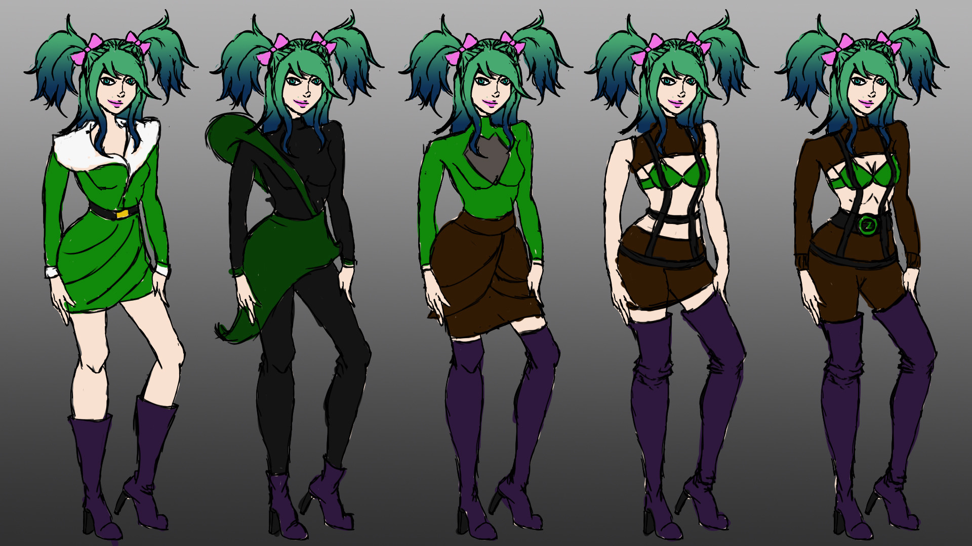 ArtStation - Princess Mombi iterations