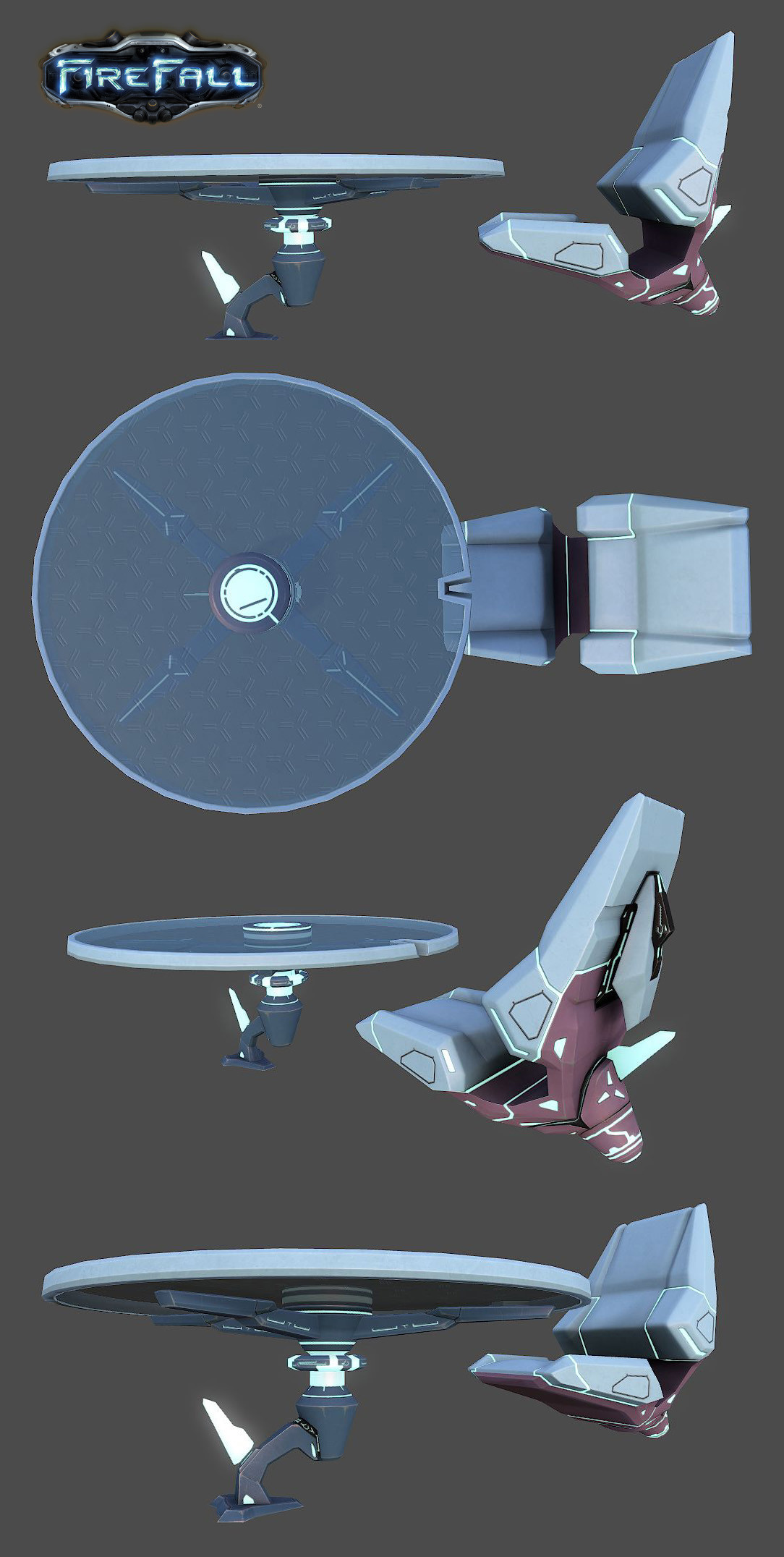 Noe Serrano - FireFall Ascendant Table Chair