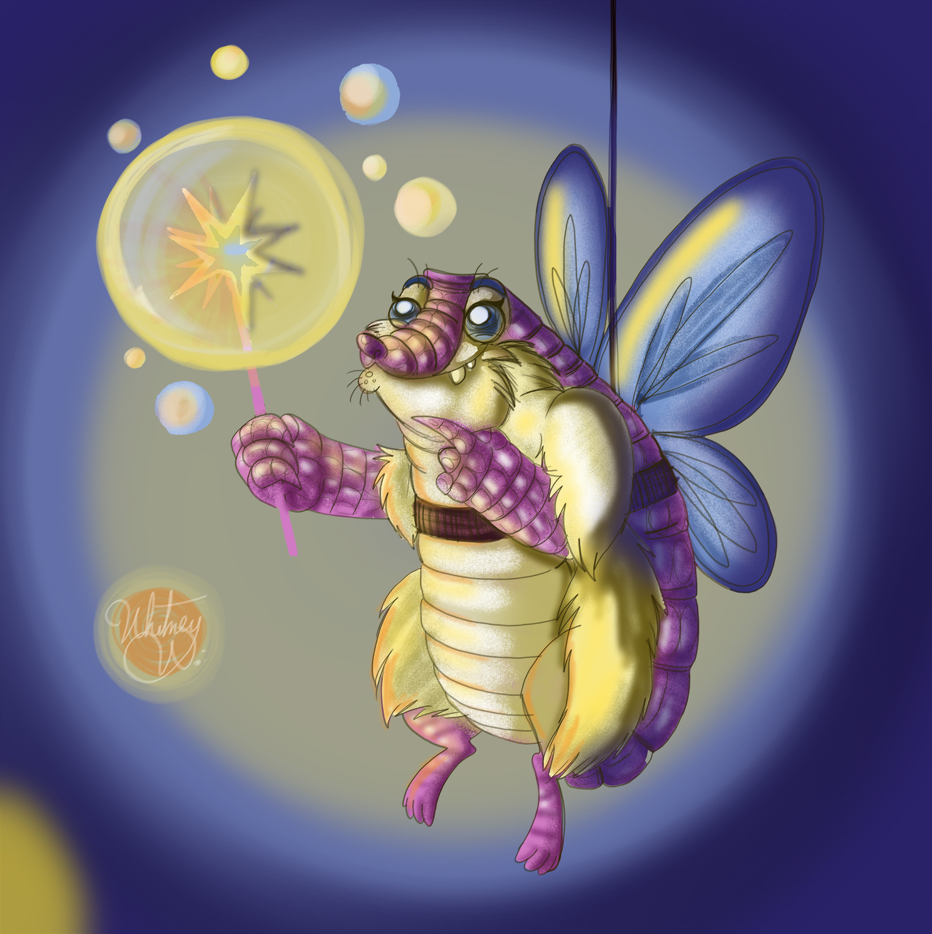 ArtStation - Pink Fairy Armadillo