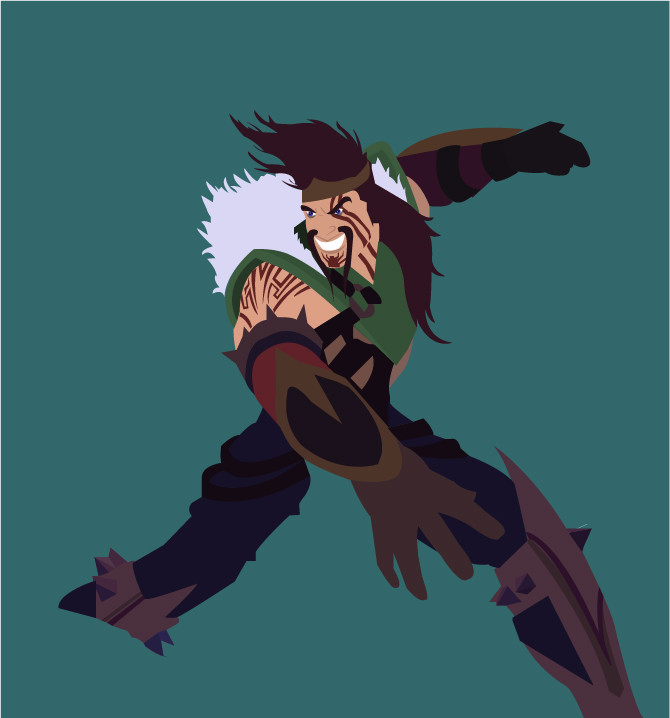 ArtStation - Vetorização Draven