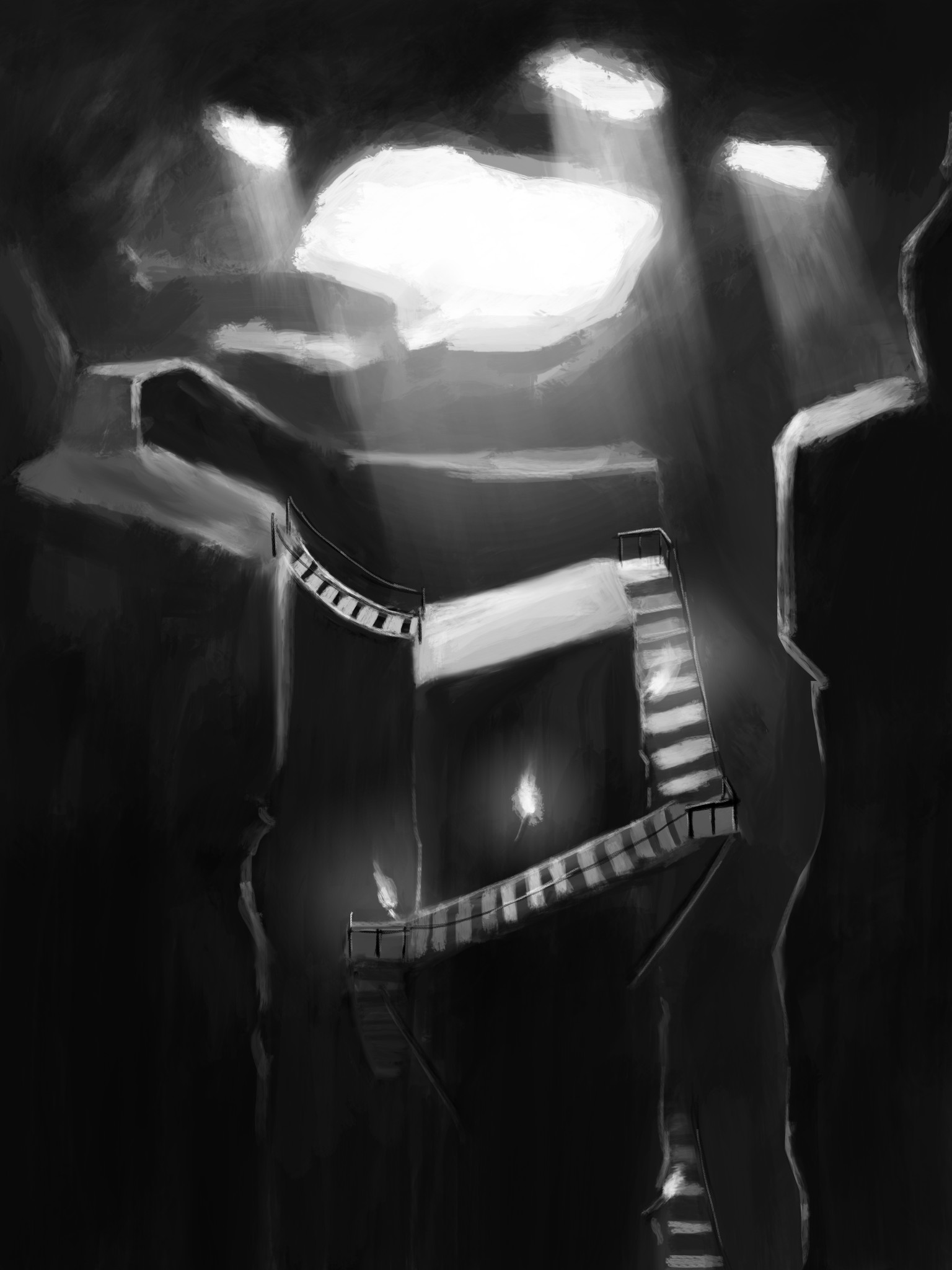 ArtStation - A way out of cave