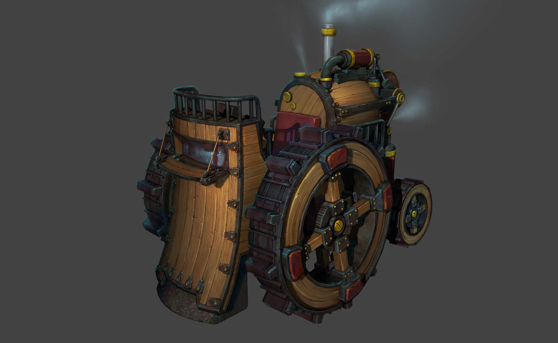 ArtStation - SteamPunk Vehicle