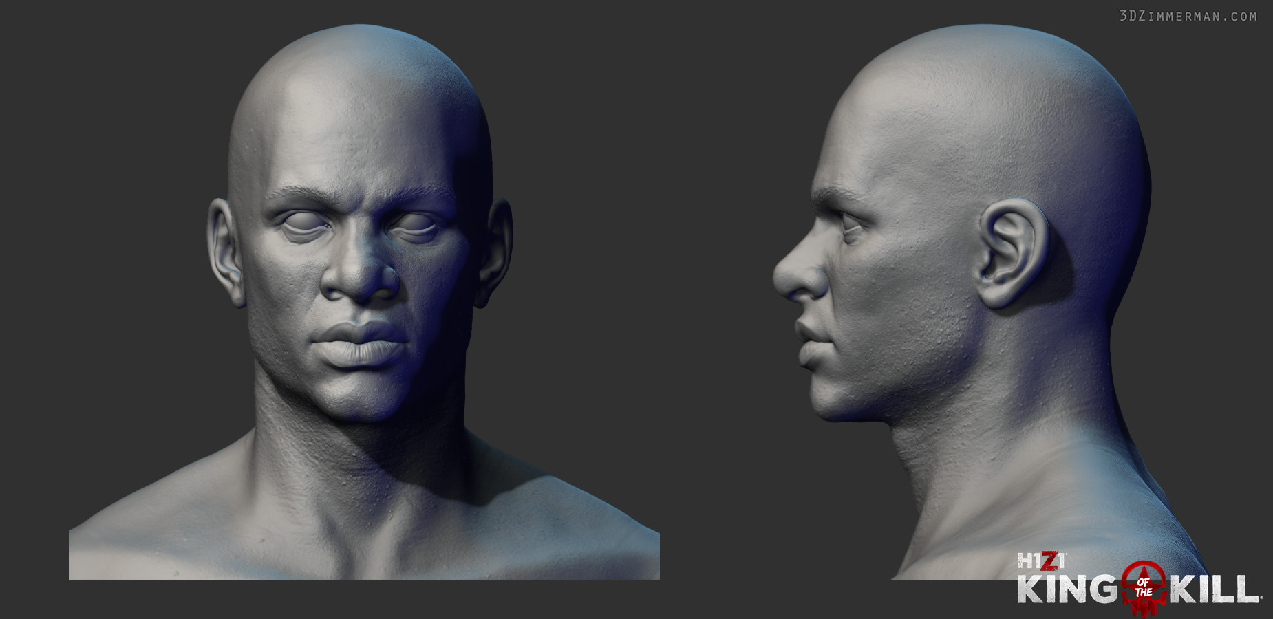 ArtStation - Male head high poly