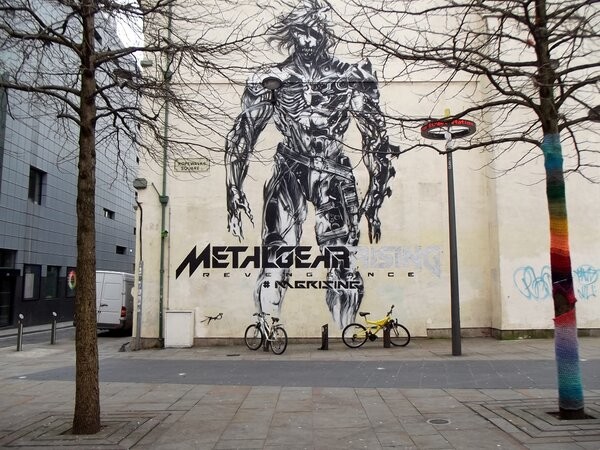 ArtStation - Metal Gear Rising Mural