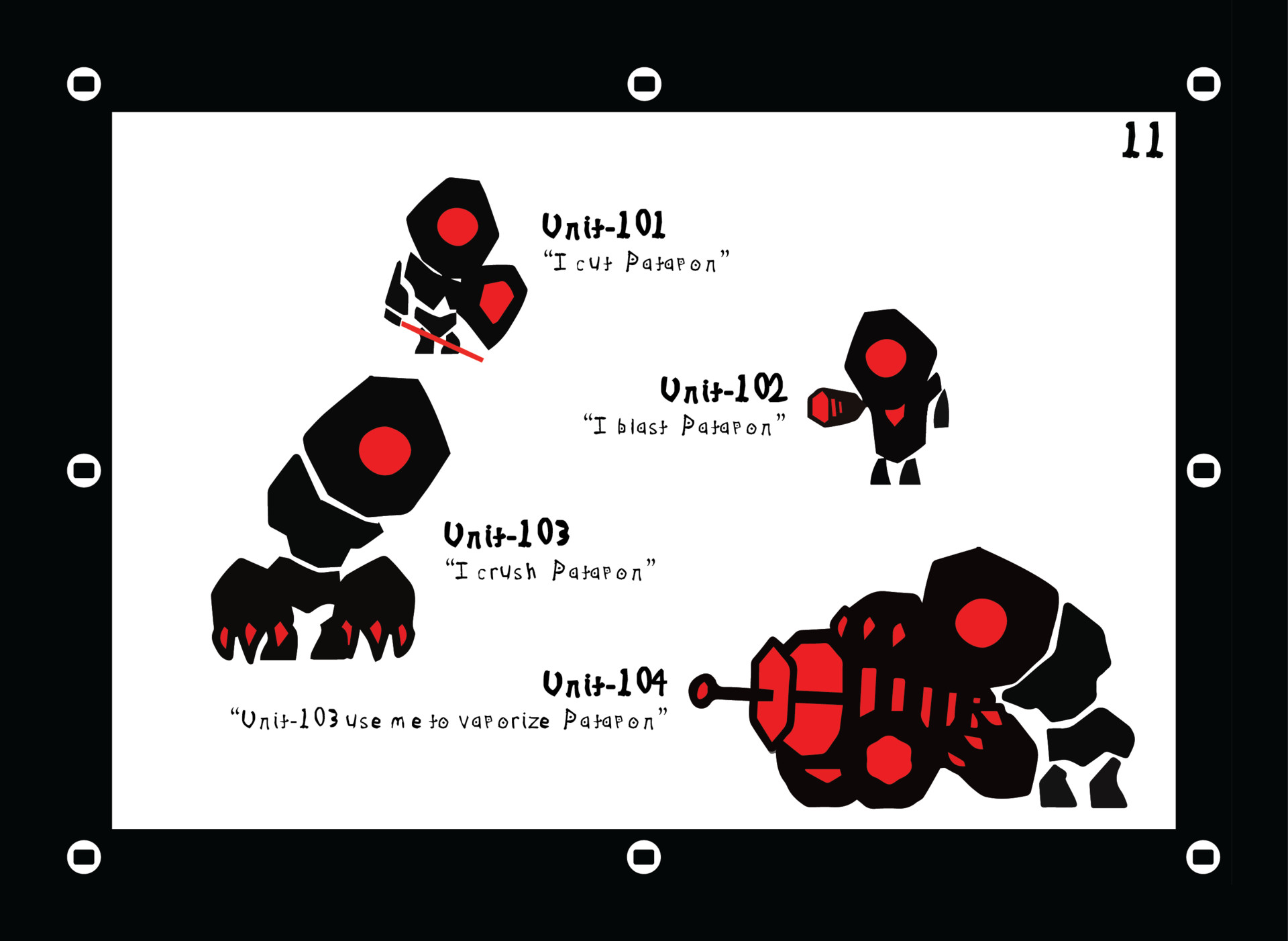 Sean Chan - 2D Game Development Project: Patapon Evil's Past
