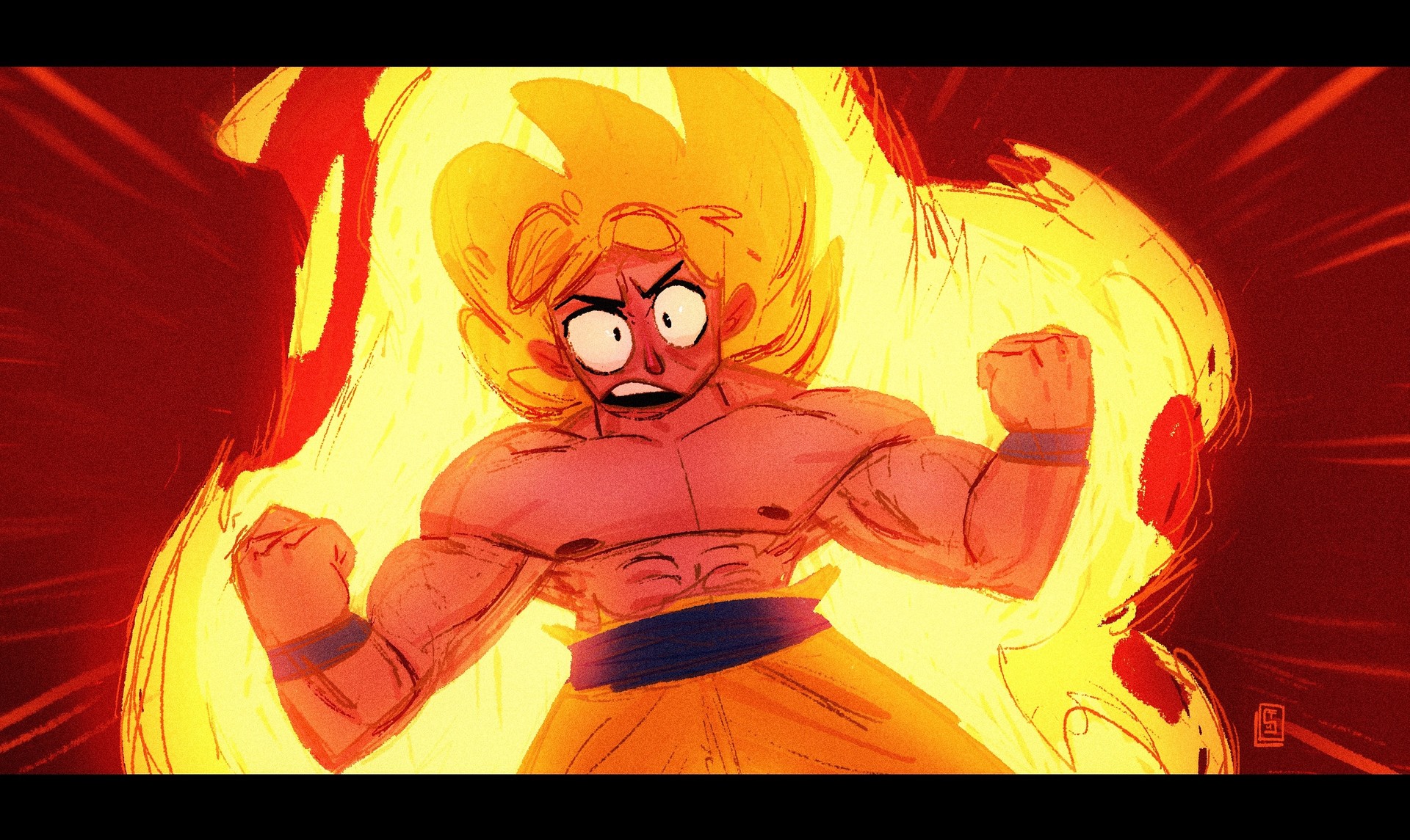 ArtStation - Super saiyan