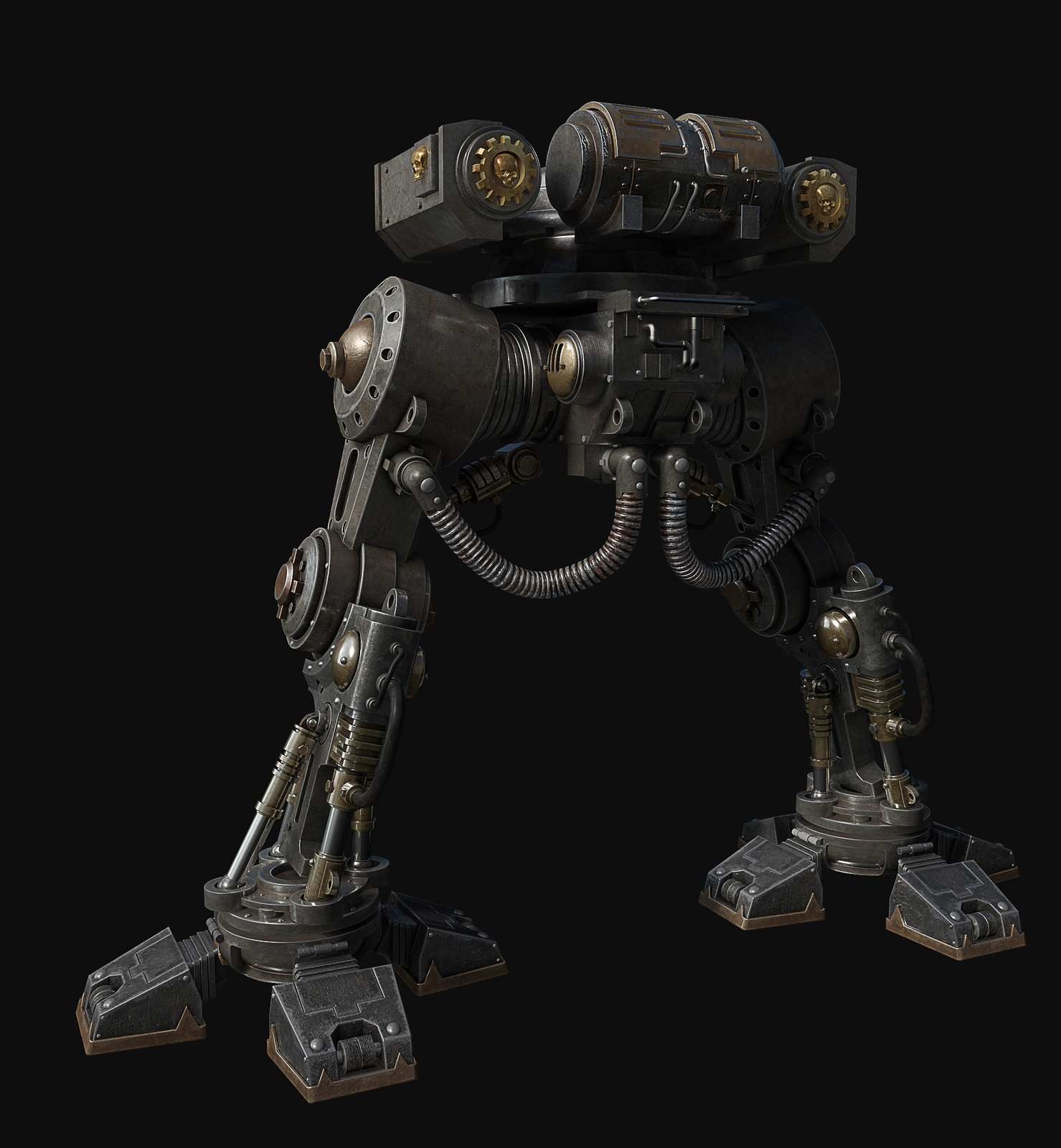 Dmitriy Mironov - imperial knight warhammer 40k fan art