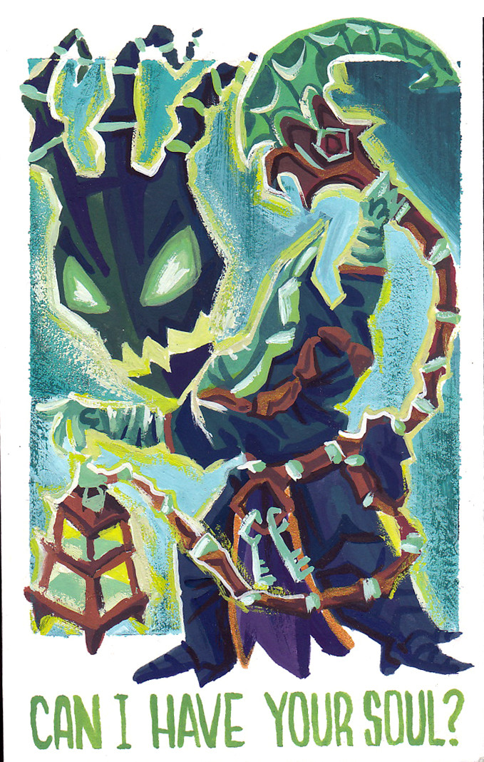 ArtStation - CHIBI: Thresh from League of Legends