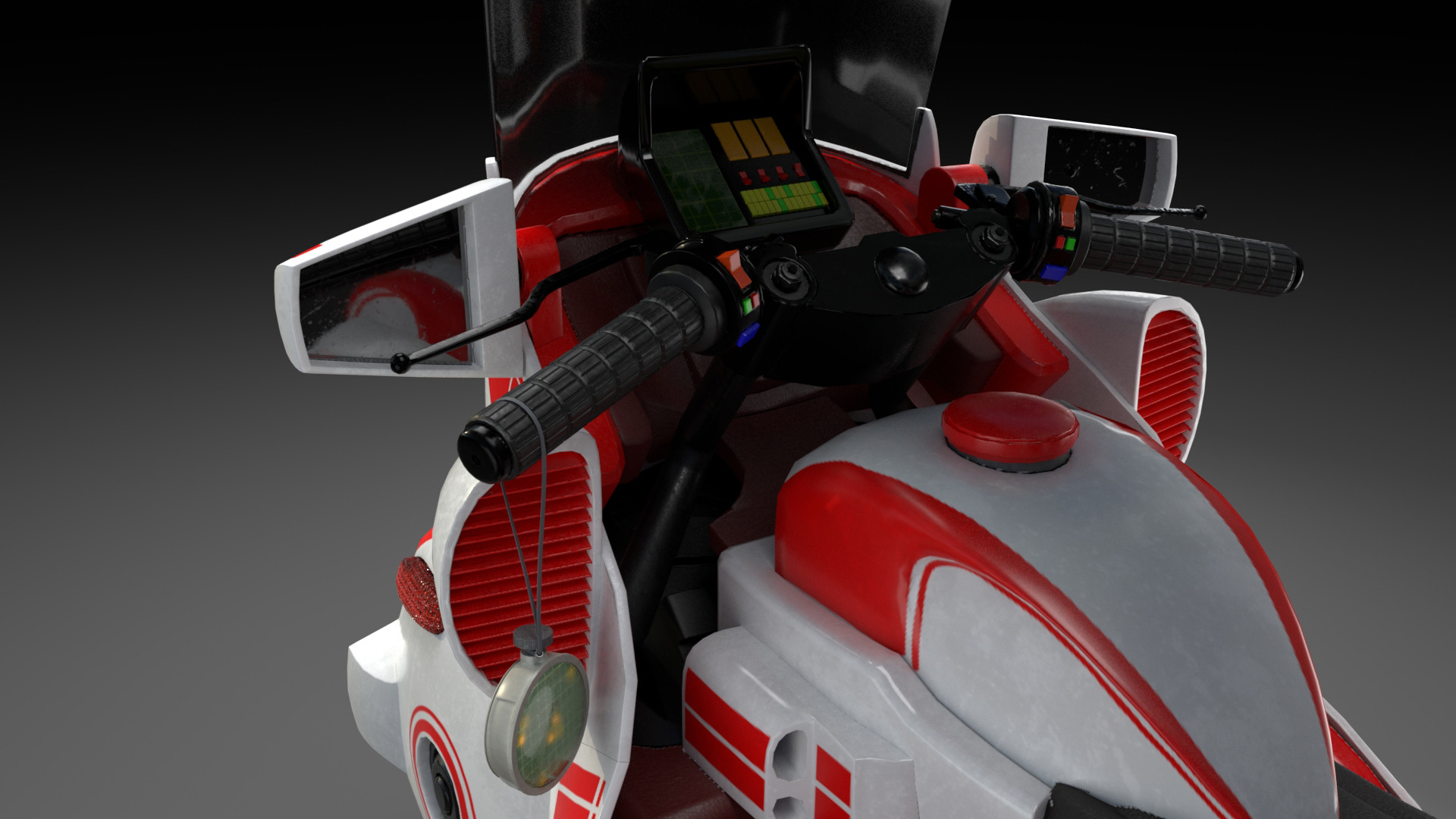 Marcus Kennedy - Dragon Ball Capsule Corp Motorcycle