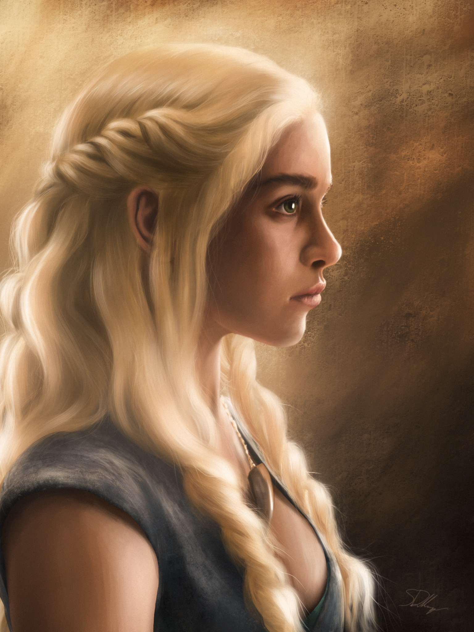 ArtStation - Daenerys Targaryen Portrait