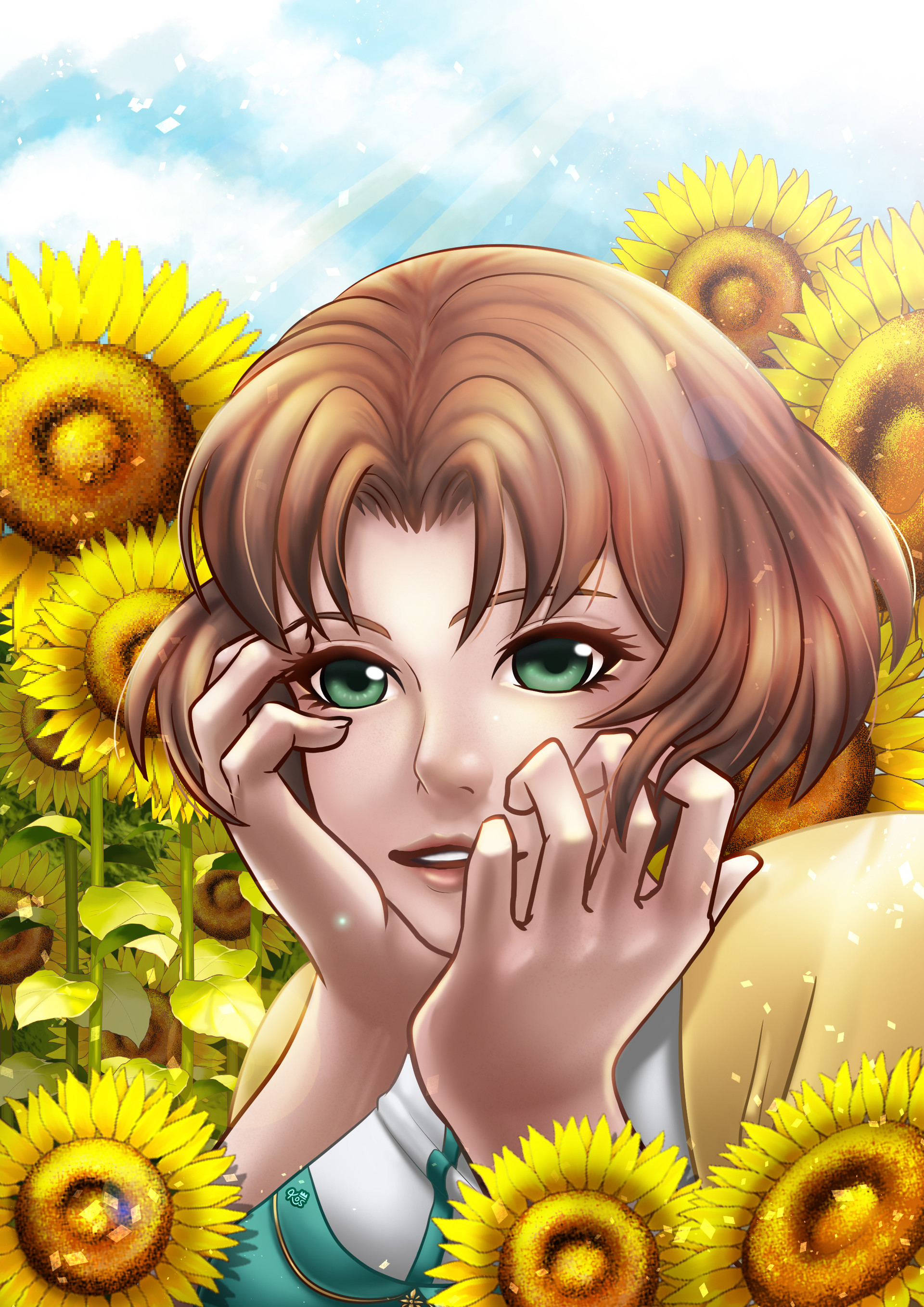 ArtStation - The Smiling Sunflower