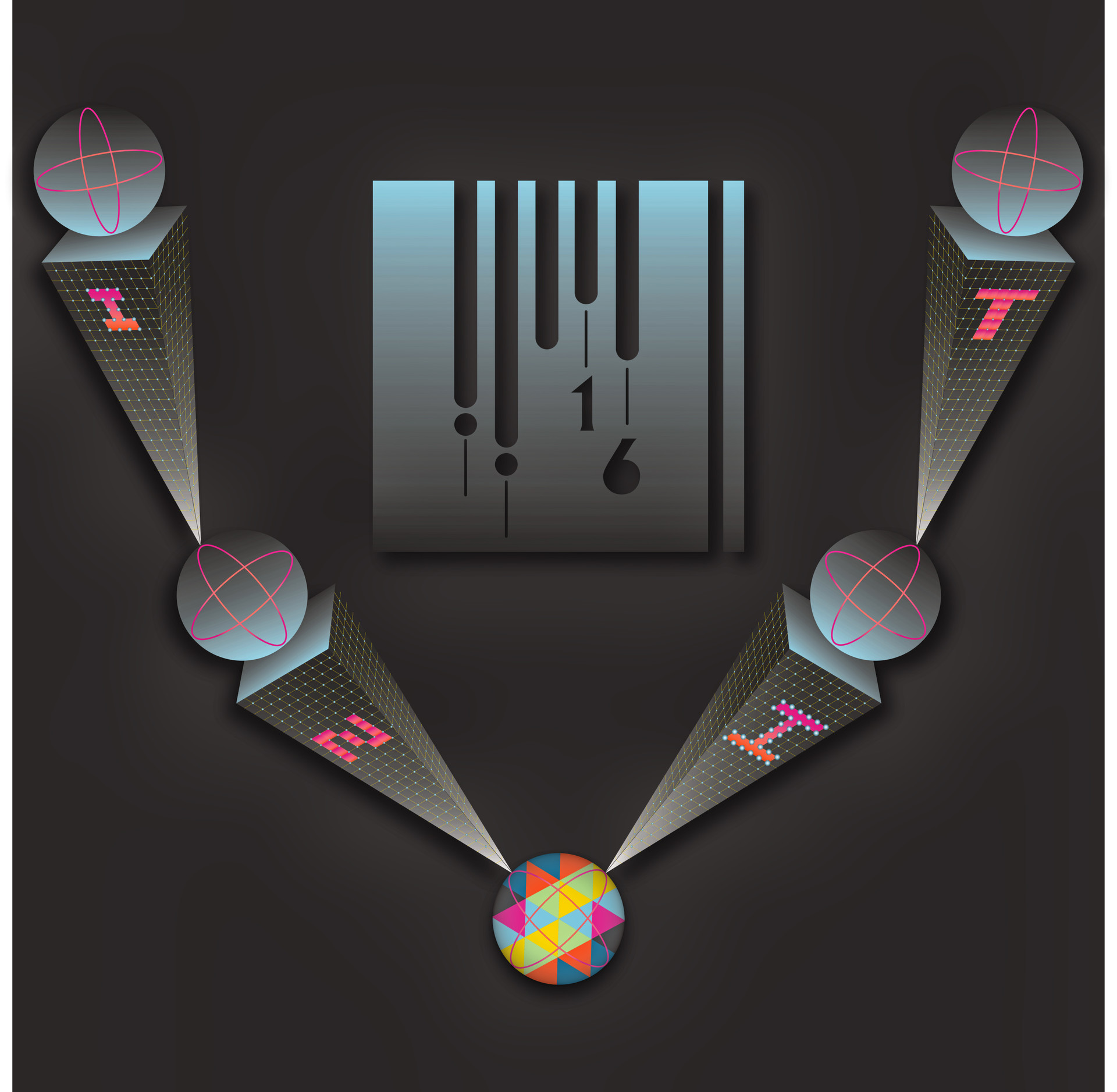 ArtStation - V 3D logo - Wire