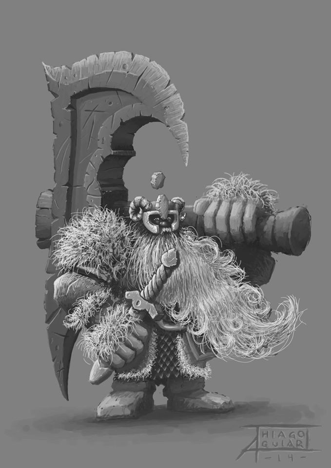 ArtStation - The Great Axe, Viking (character design for 4forfun)