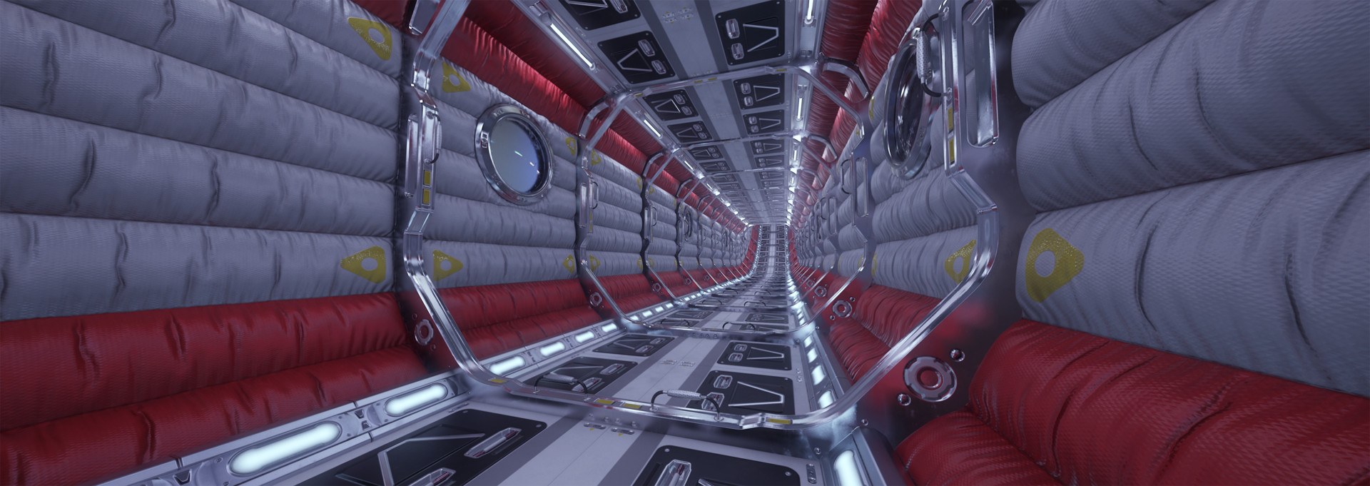 Stephen Jeal - Space Station Hall Way