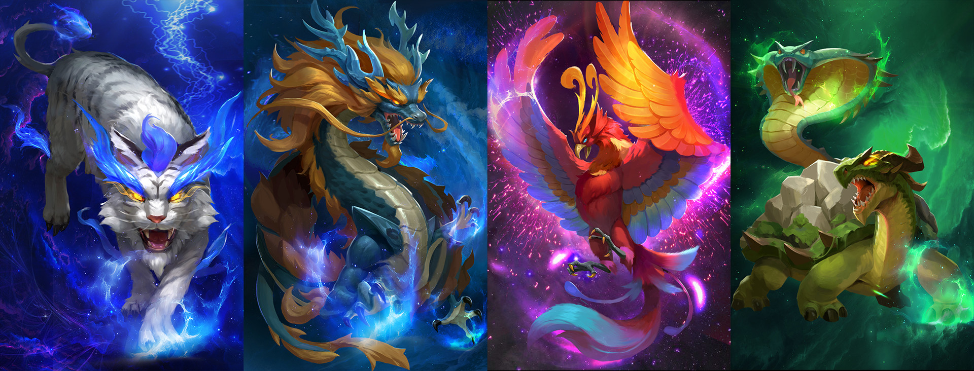 ArtStation - 四大圣兽