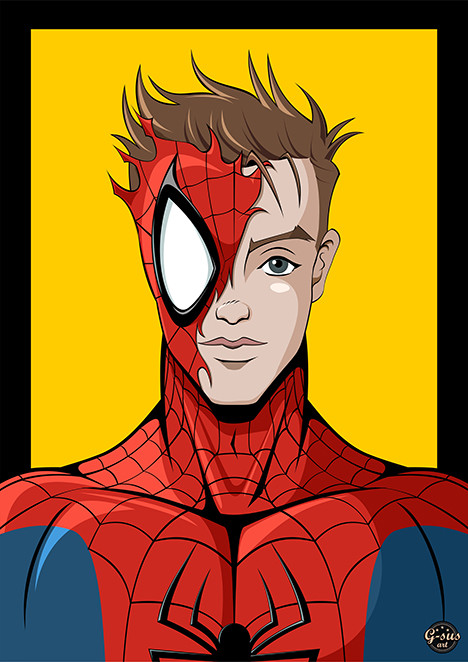 half spiderman half peter