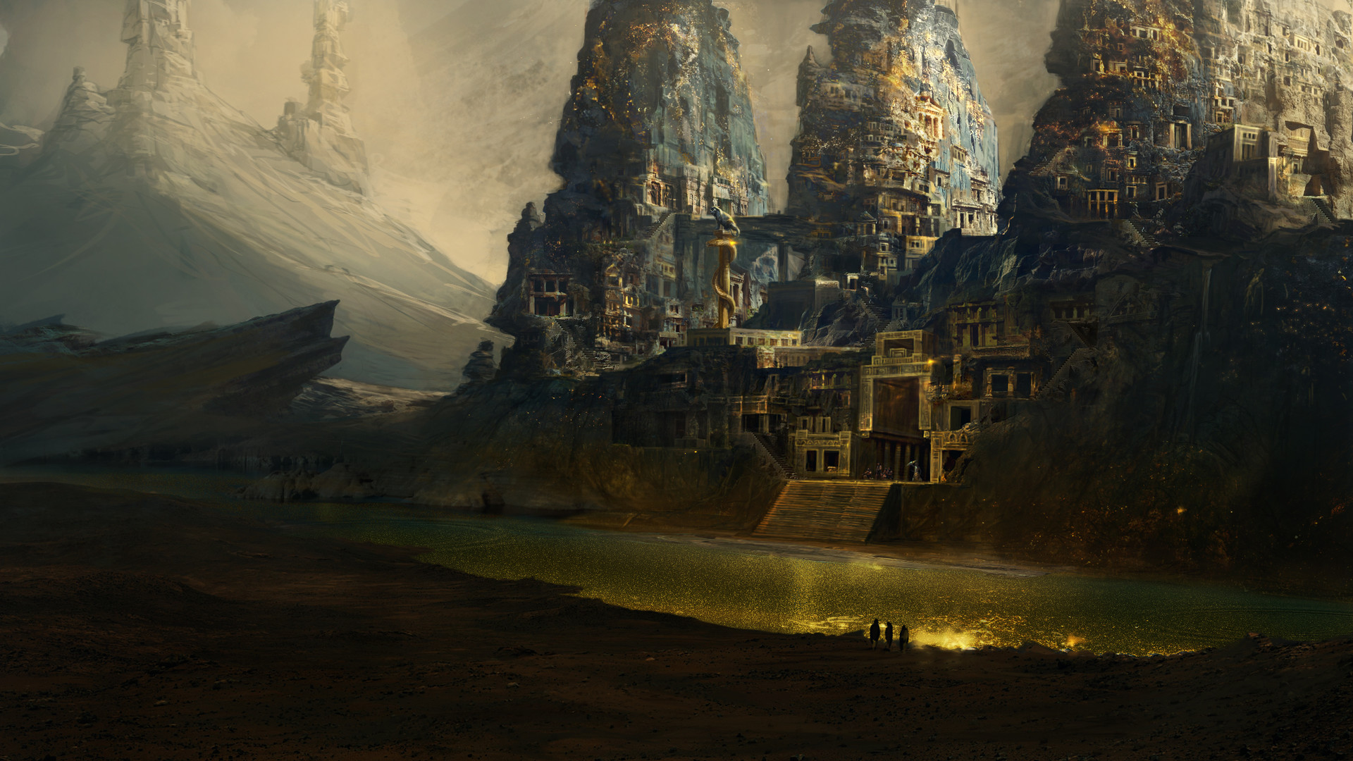 ArtStation - ancient gold city