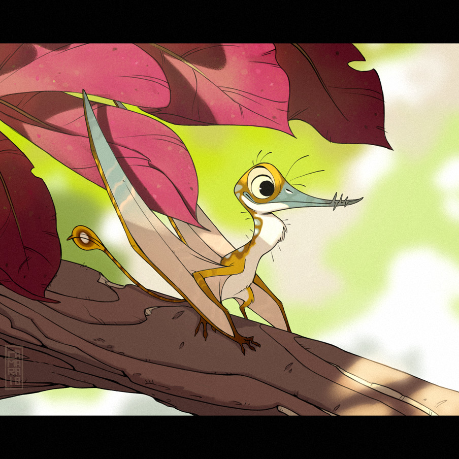 ArtStation - Little pterosaur
