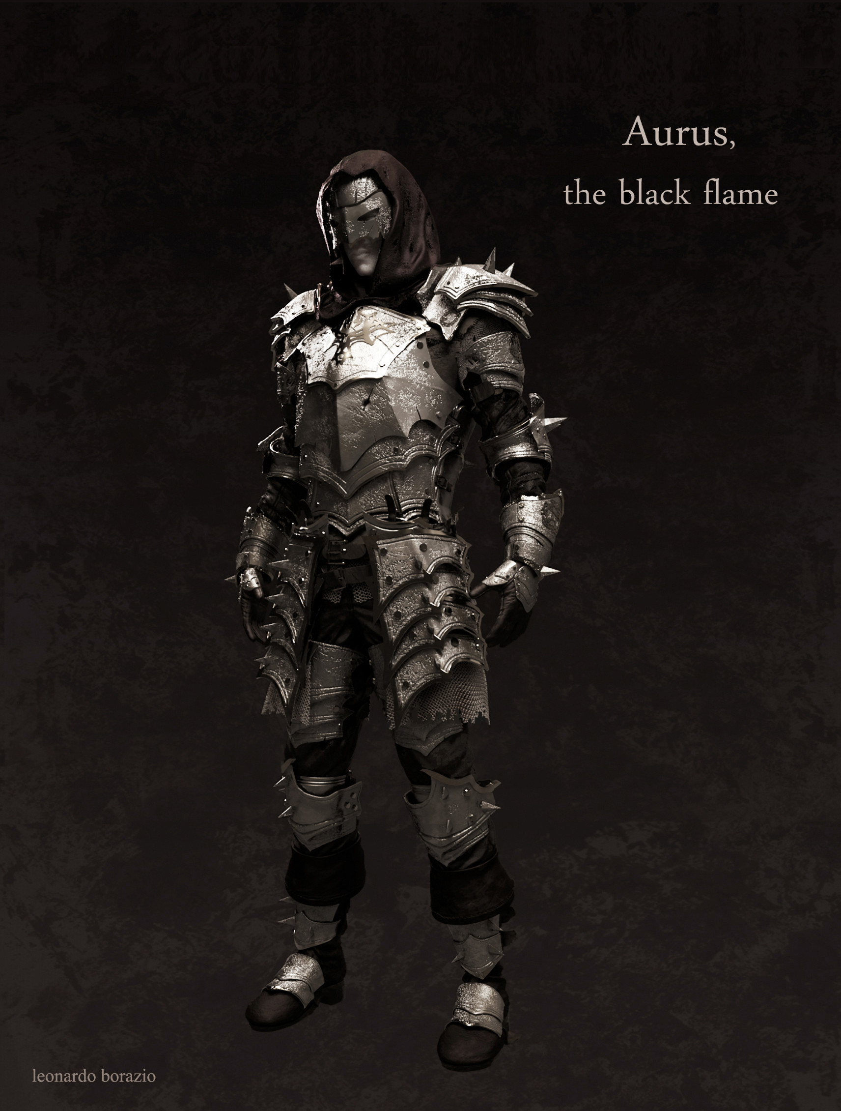 Aurus, the Black Flame by Leonardo Borazio : r/ImaginaryArmor