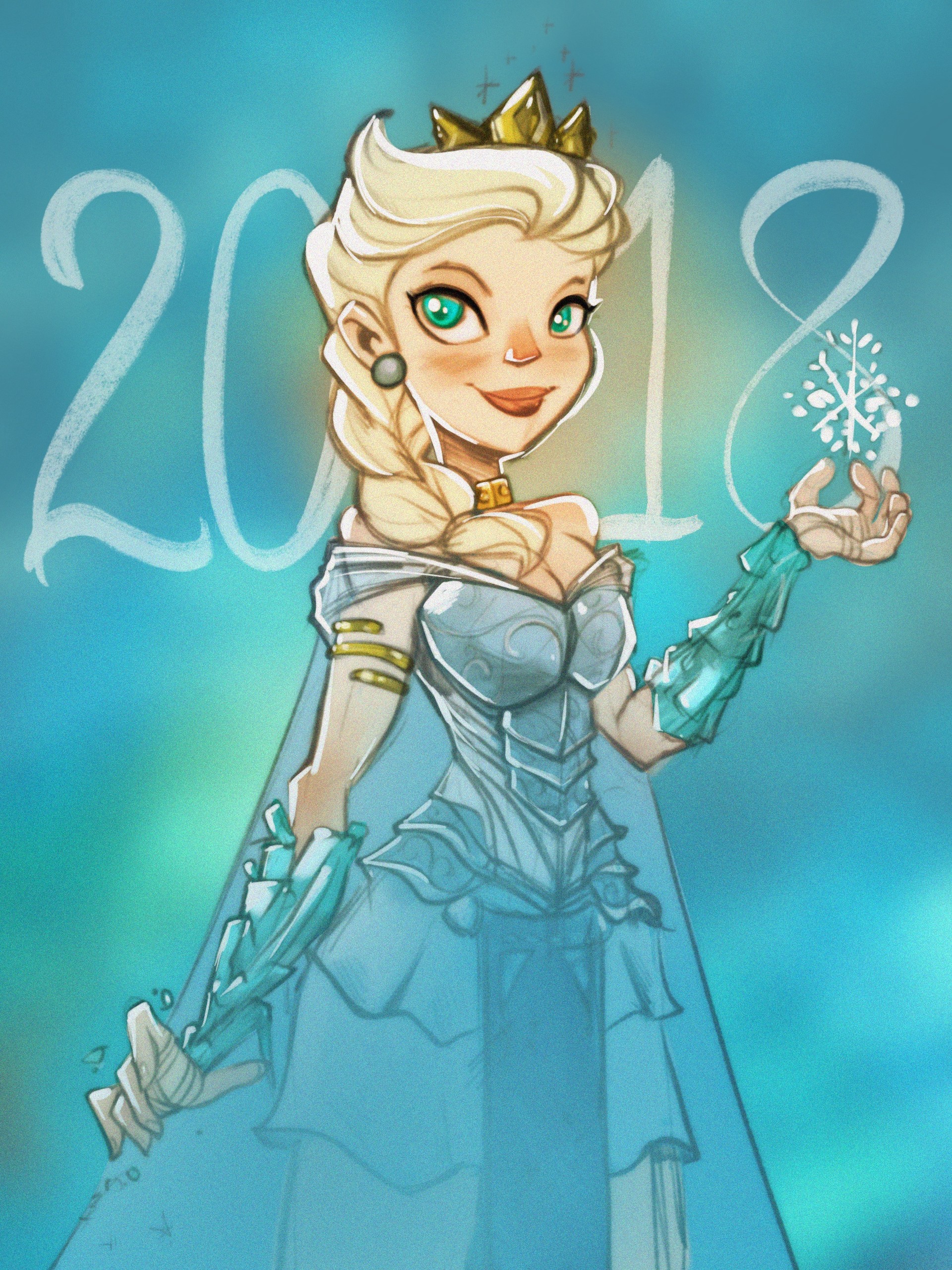 ArtStation - Armored Elsa