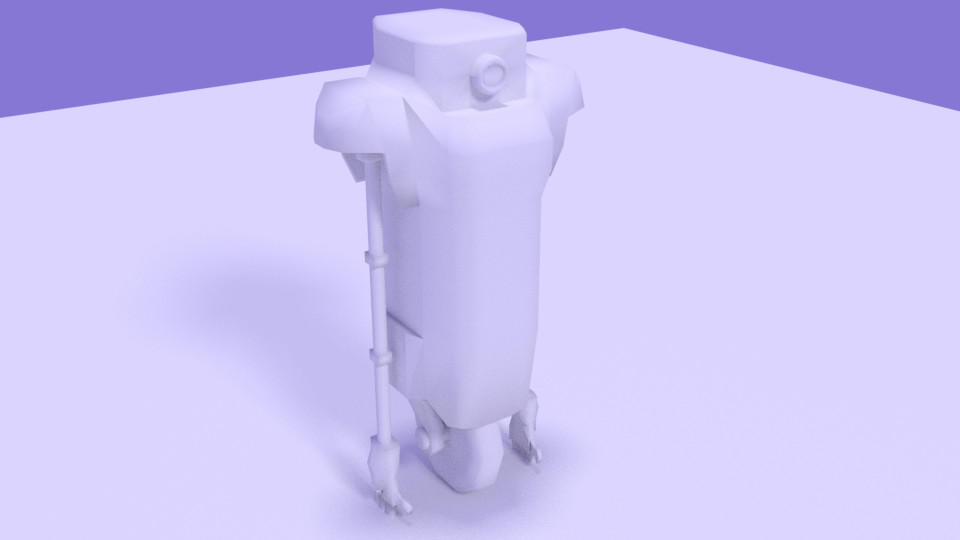 ArtStation - robot on the wheel