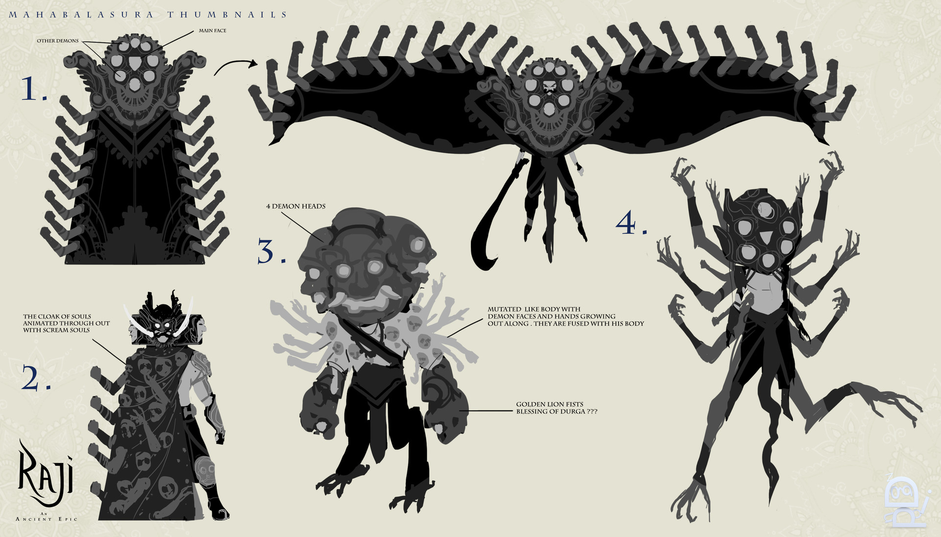 Anirudh Singh - Raji An Ancient Epic : Mahabalasura Concept Art