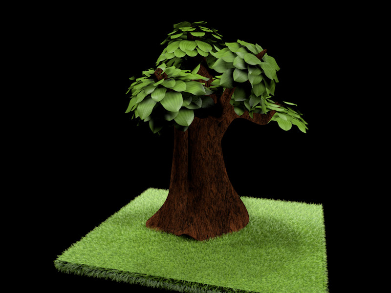 ArtStation - Cartoon style Tree