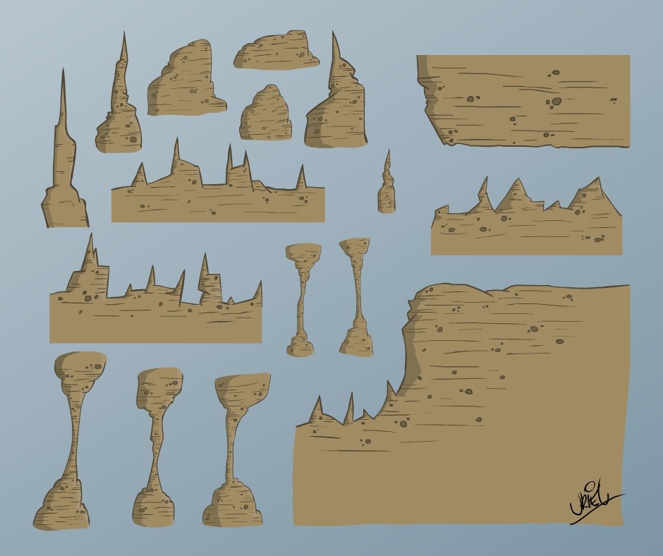 ArtStation - Cave Background