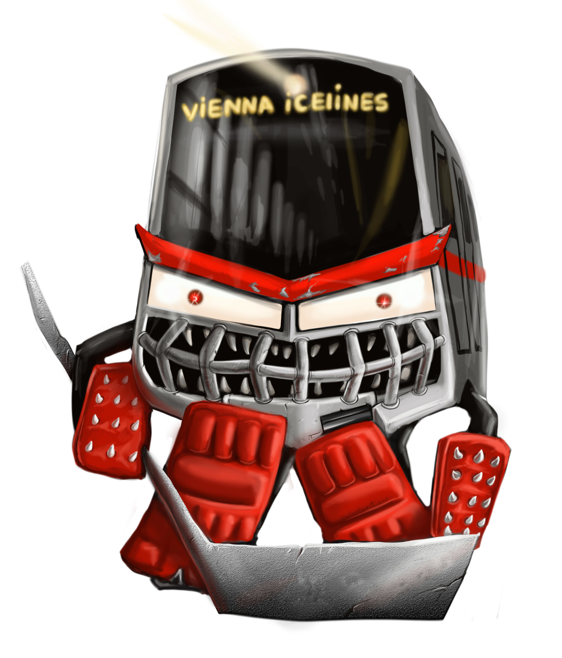 ArtStation - angry train NHL