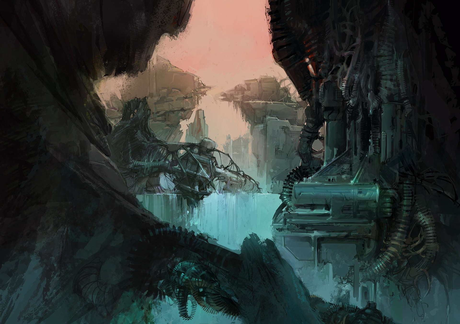 ArtStation - A Halo map high level concept