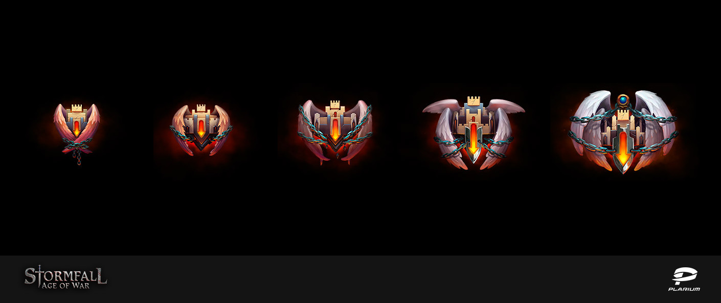 ArtStation - Icons for project: "StormfalL"