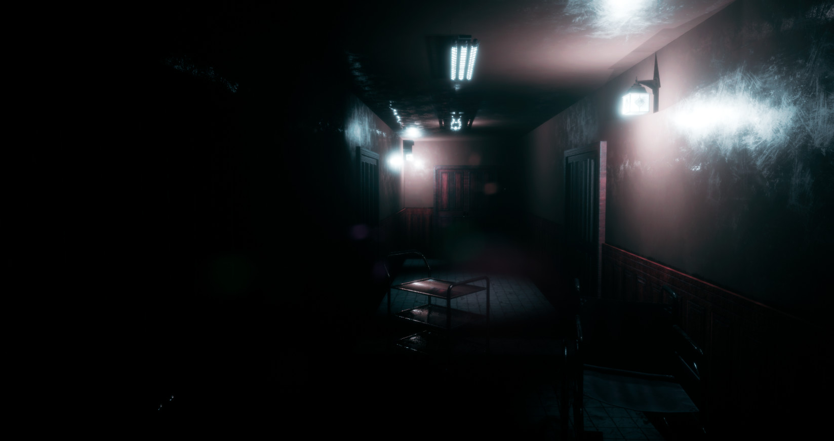 ArtStation - Spooky scarry corridor